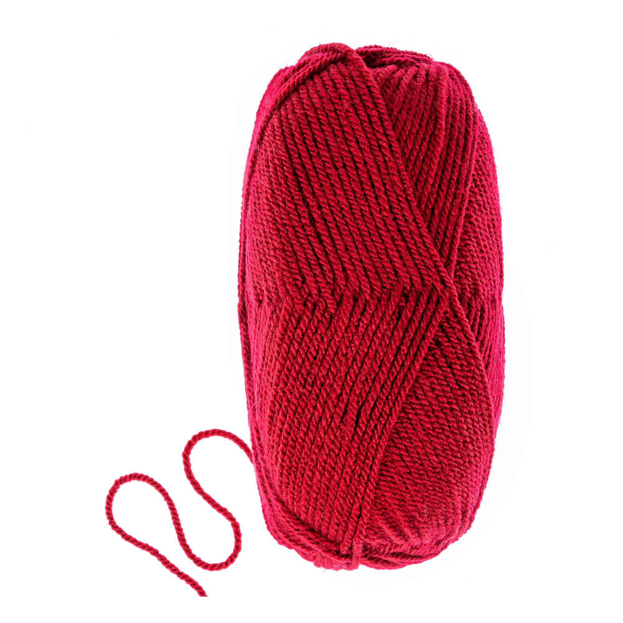 Knitcraft Red Everyday Aran Yarn 100g | Hobbycraft