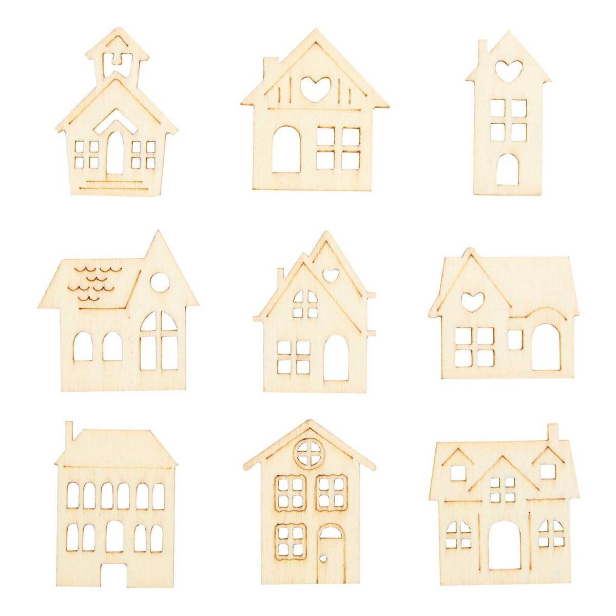 2d Shapes House Craft