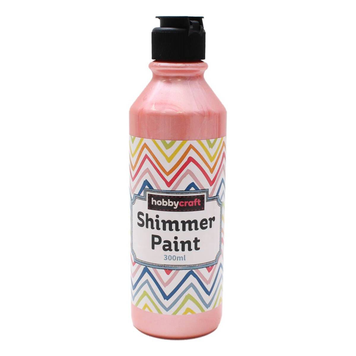 Metallic Coral Ready Mixed Shimmer Paint 300ml | Hobbycraft