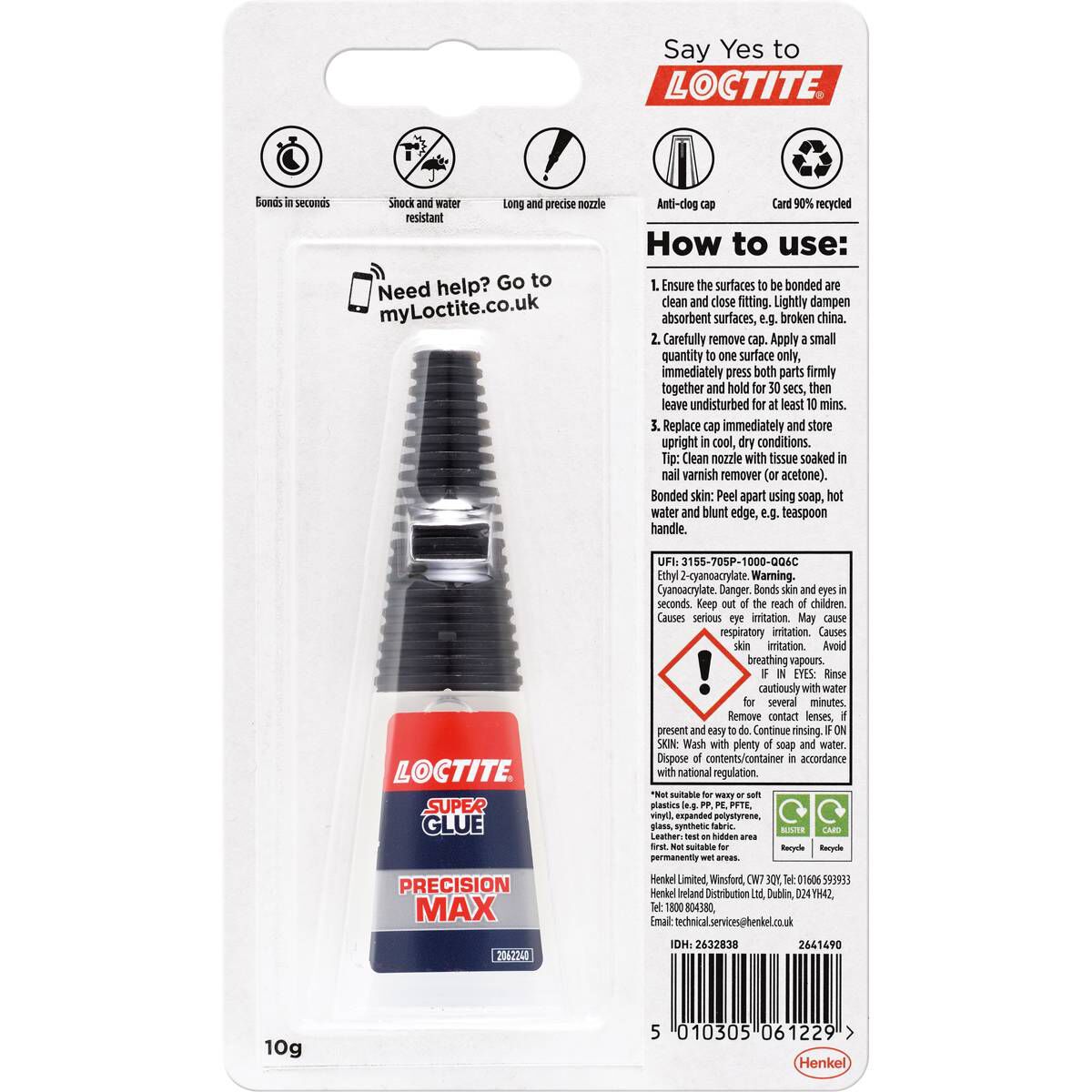 Loctite Super Glue Precision Max 10g | Hobbycraft