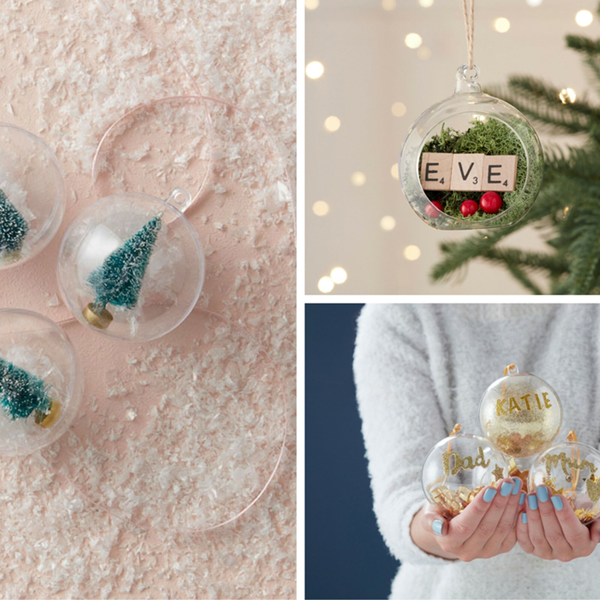 3 Ways to Use Fillable Baubles | Hobbycraft