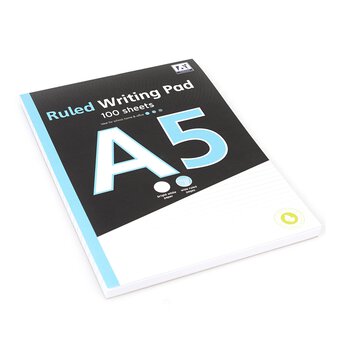 Ruled Writing Pad A5 100 Sheets | Hobbycraft