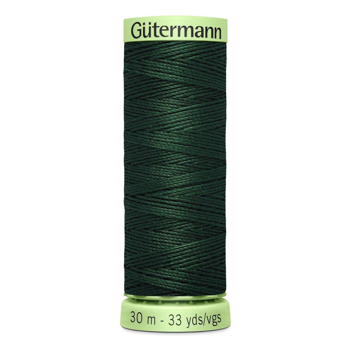 Gutermann Green Top Stitch Thread 30m (472) | Hobbycraft