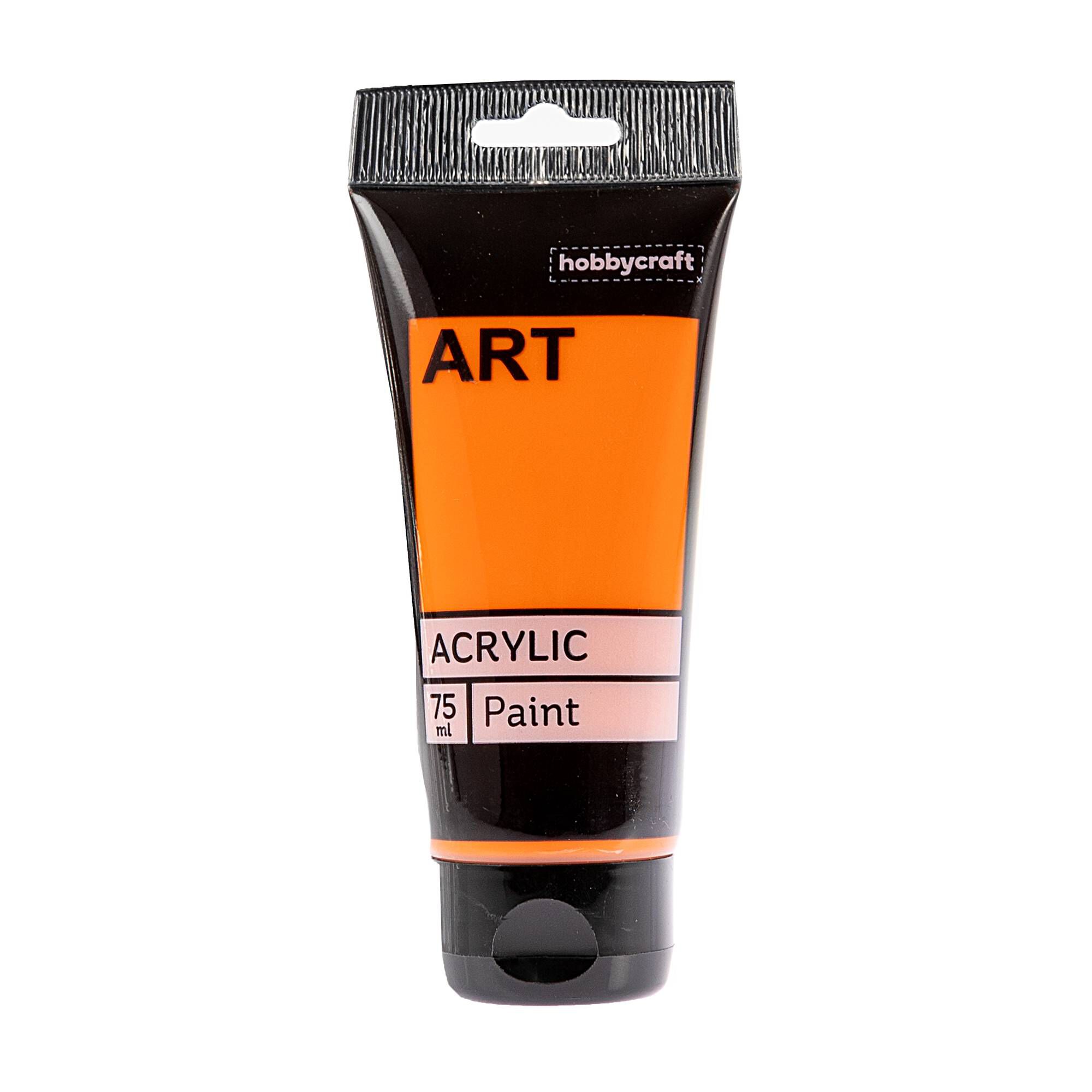 Orange Art Acrylic Paint 75ml | Hobbycraft