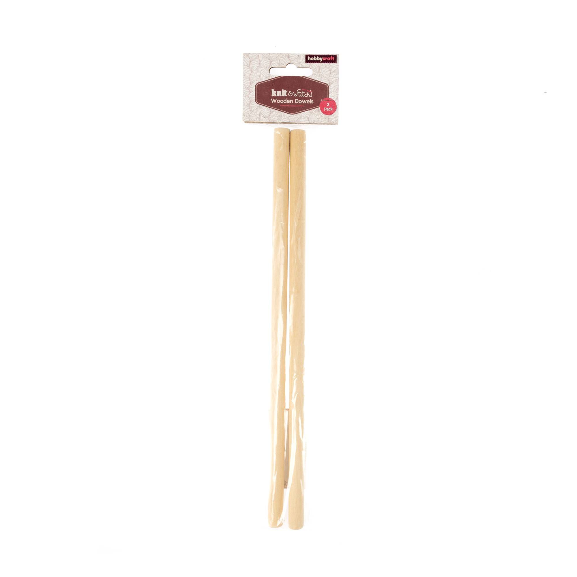 Natural Birch Wood Macramé Dowels 2 Pieces | Hobbycraft