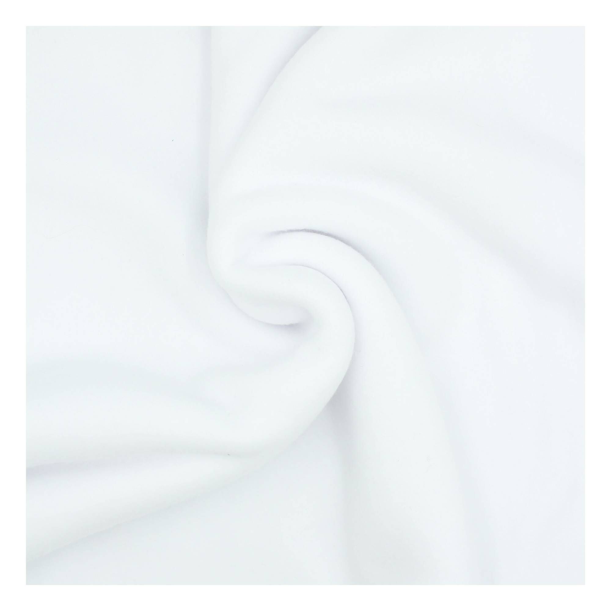 White Polar Fleece Fabric by the Metre | Hobbycraft