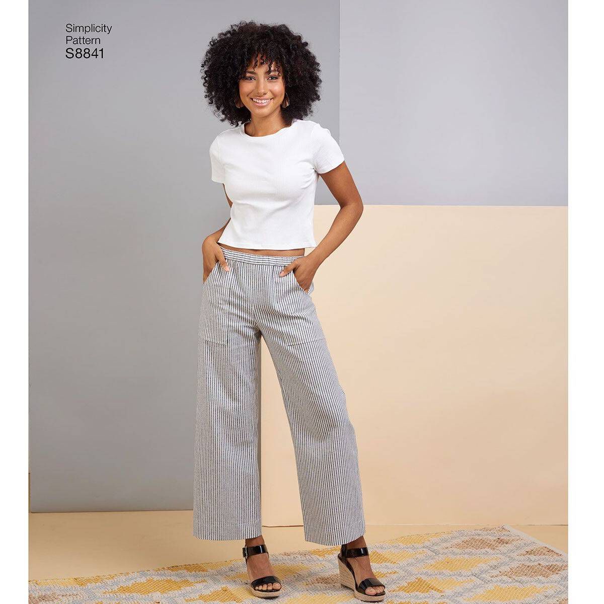 Simplicity Women's Trousers Sewing Pattern 8841 | Hobbycraft