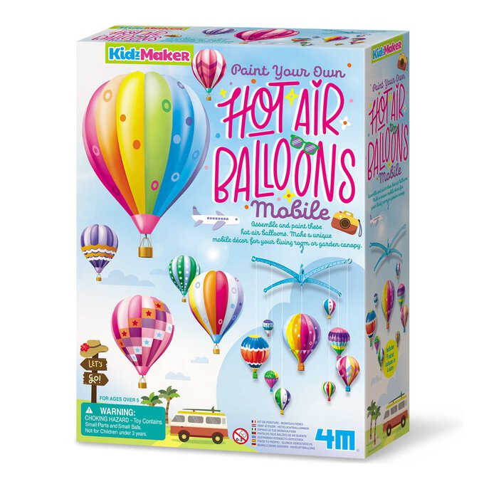 KidzMaker Paint Your Own Hot Air Balloons | Hobbycraft