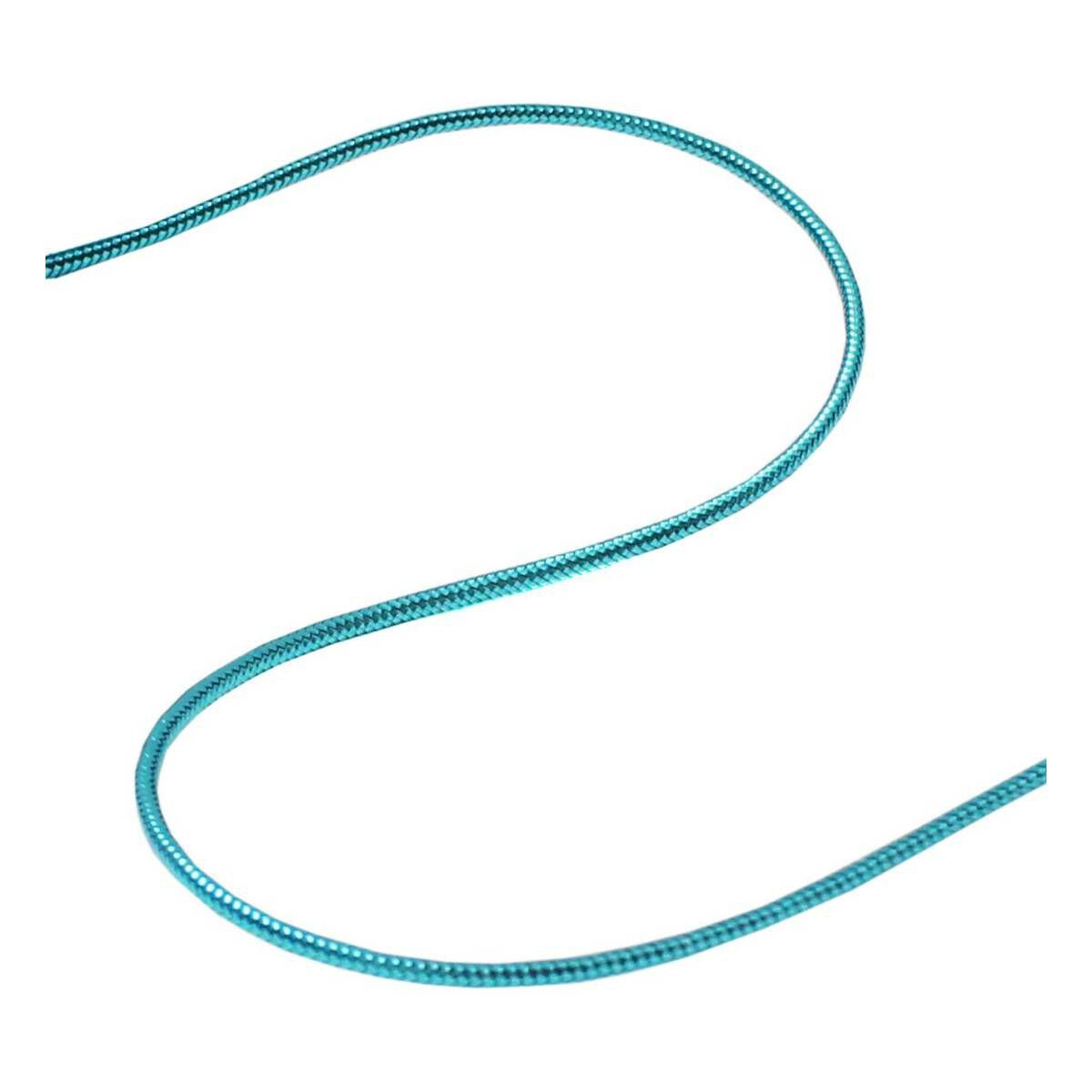 Peacock Lurex Edge Cord 1.6mm x 8m | Hobbycraft