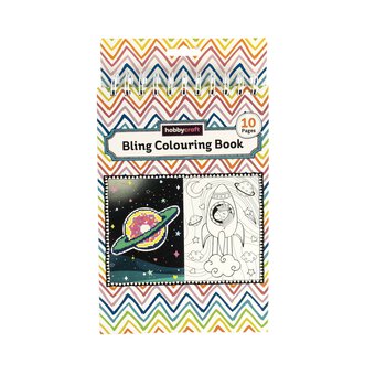 Space Bling Colouring Book | Hobbycraft