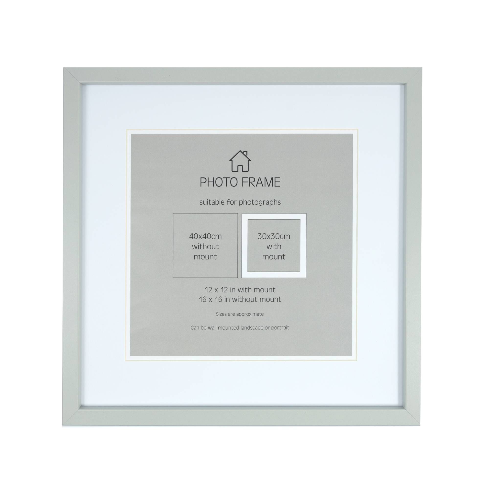Grey Photo Frame 40cm x 40cm | Hobbycraft