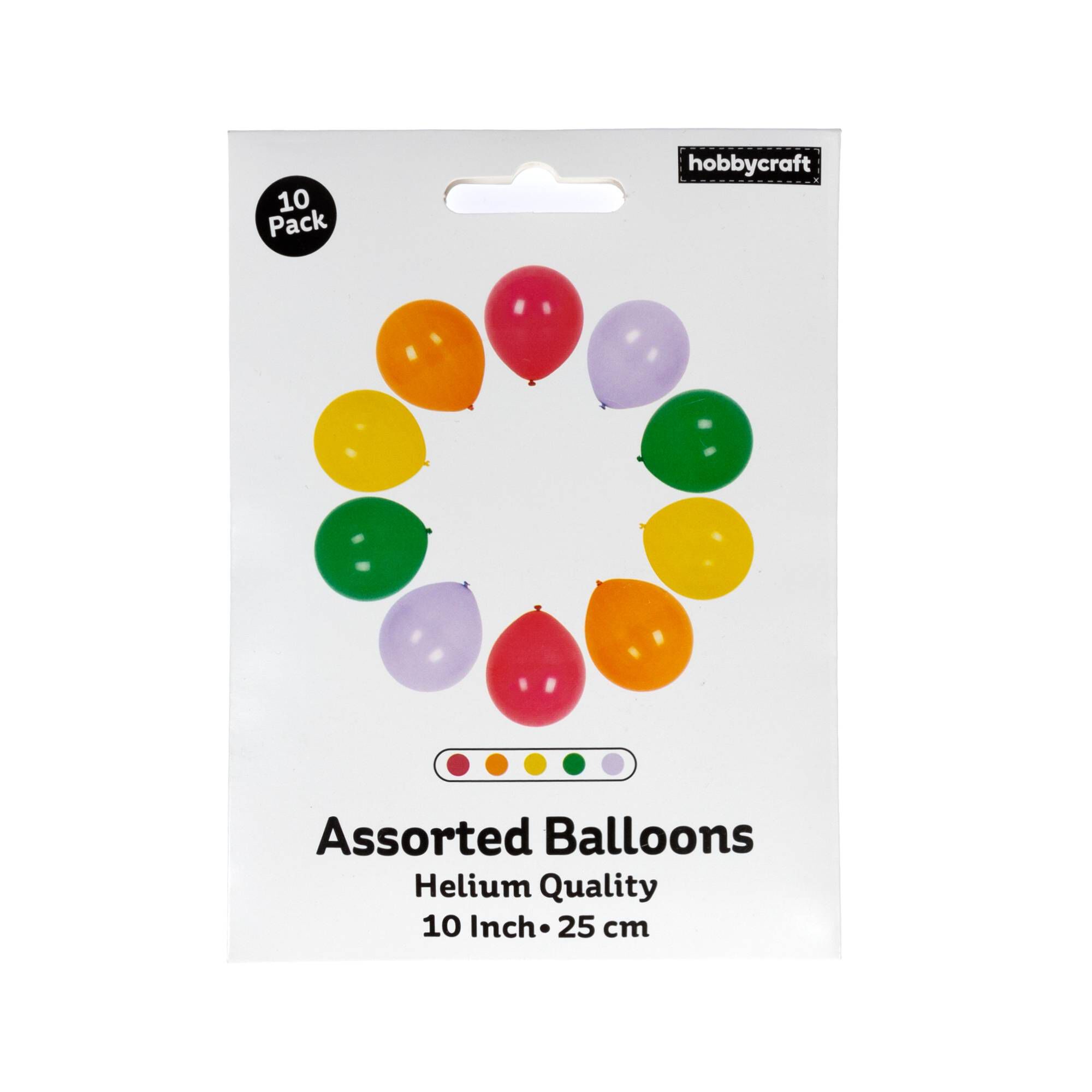 Neon Latex Balloons 10 Pack | Hobbycraft