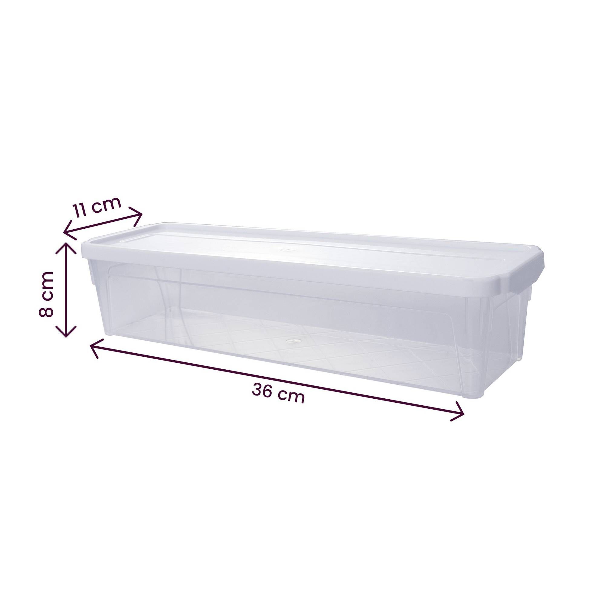 Whitefurze White Spacemaster Extra 1.9 Litre Storage Box | Hobbycraft