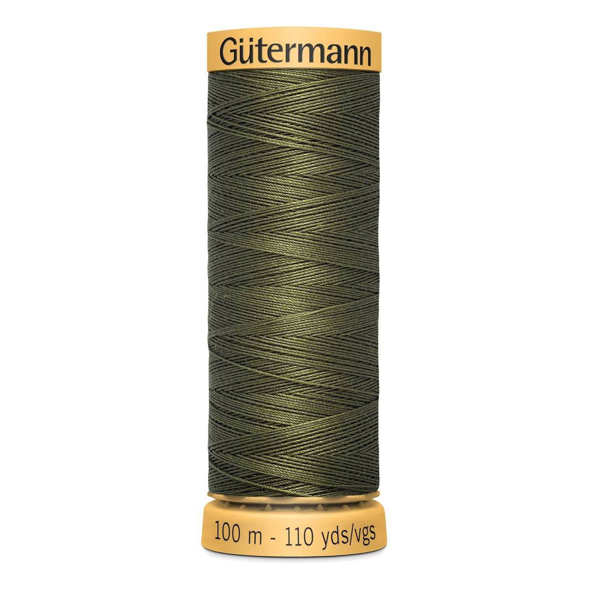 Gutermann Green Cotton Thread 100m (424) | Hobbycraft