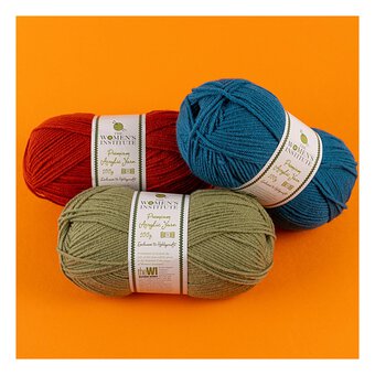 Women's Institute Sage Green Premium Acrylic Yarn 100g | Hobbycraft