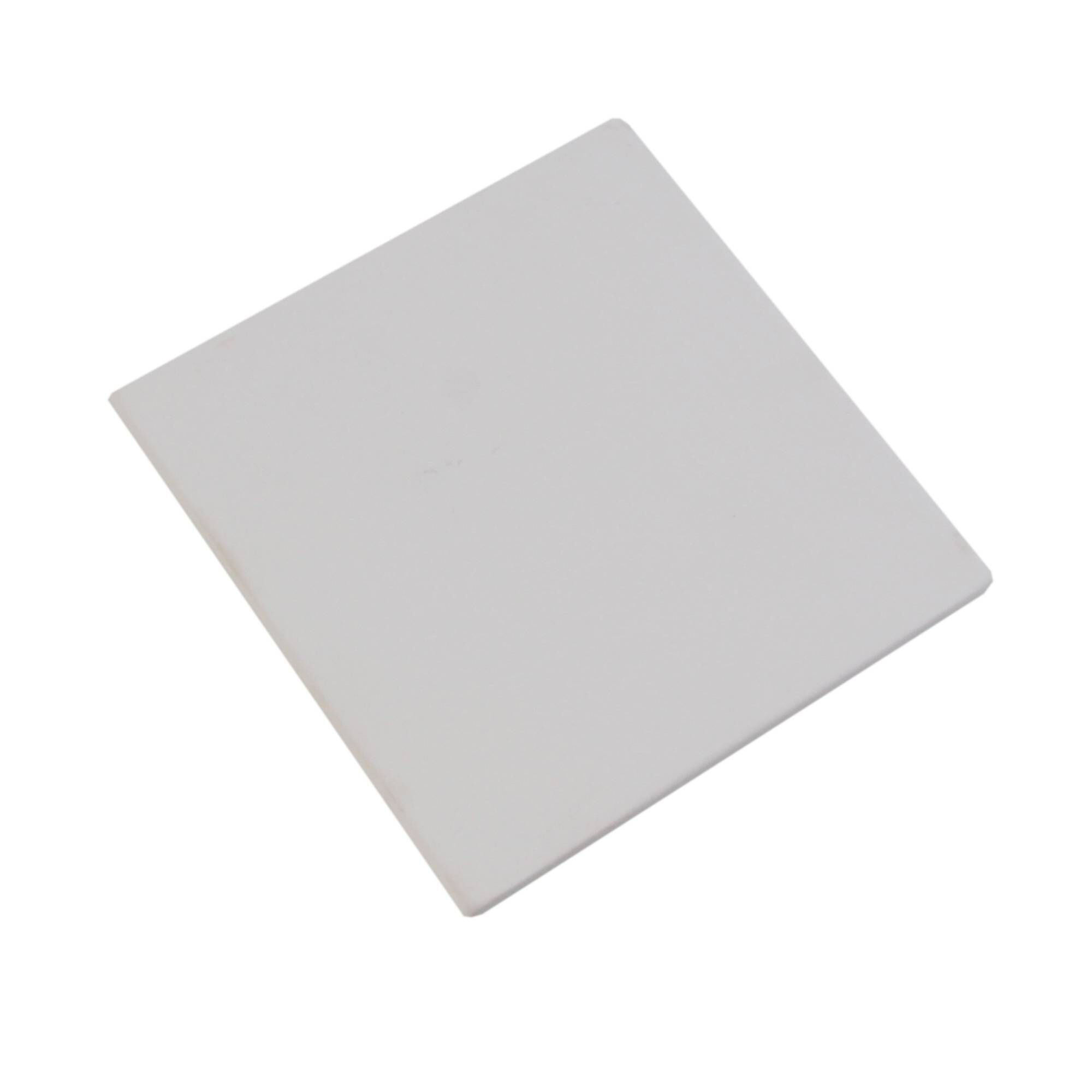 Unglazed Ceramic Square Plaque 12cm | Hobbycraft