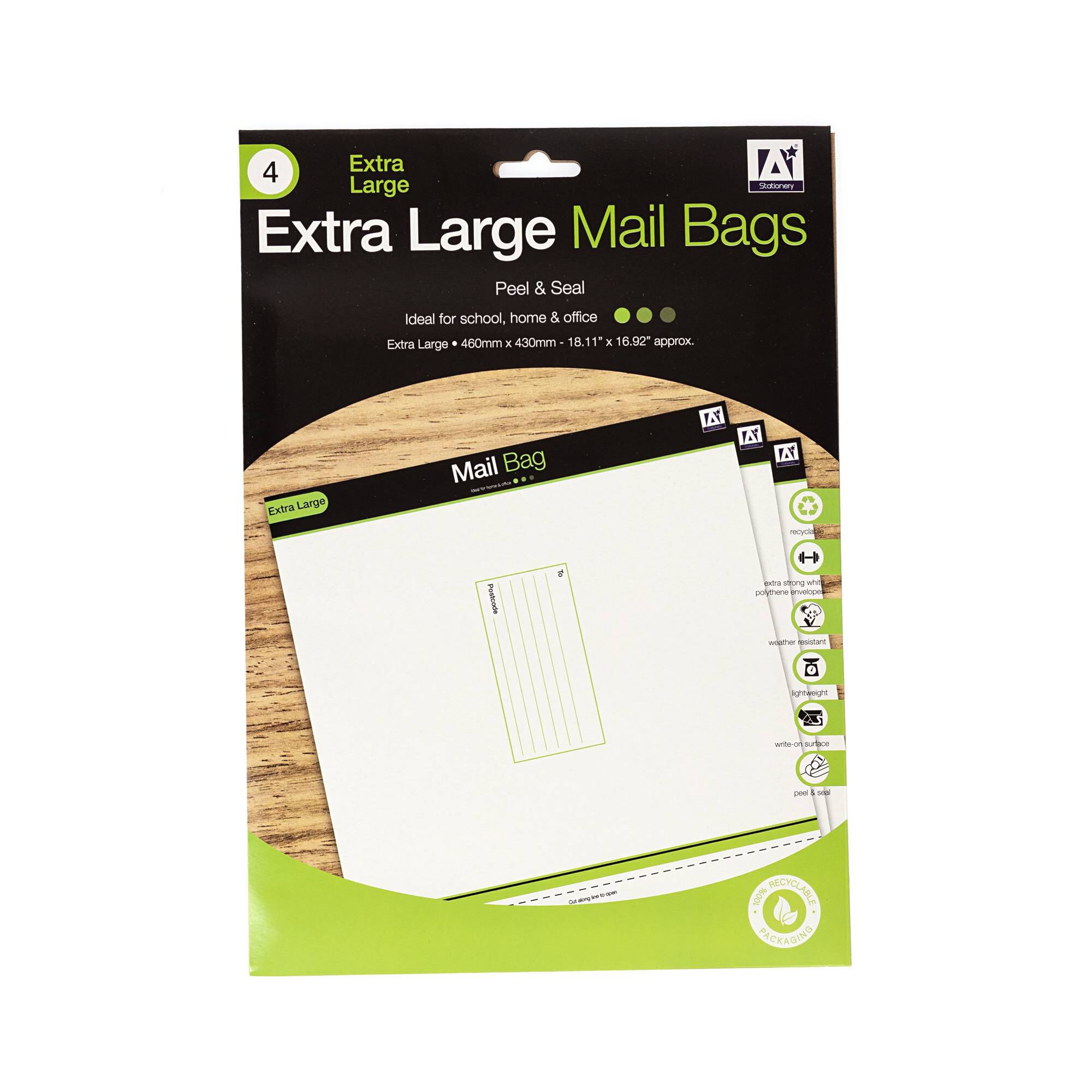 Extra Large Mail Bags 4 Pack | Hobbycraft