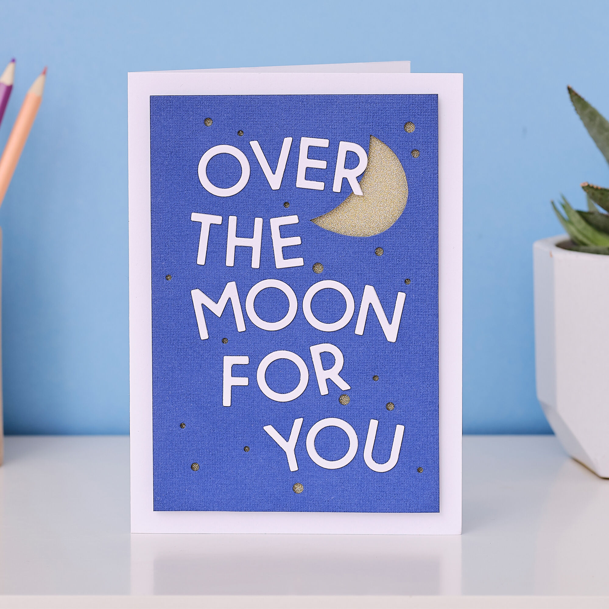 How to Create an 'Over the Moon' Card | Hobbycraft