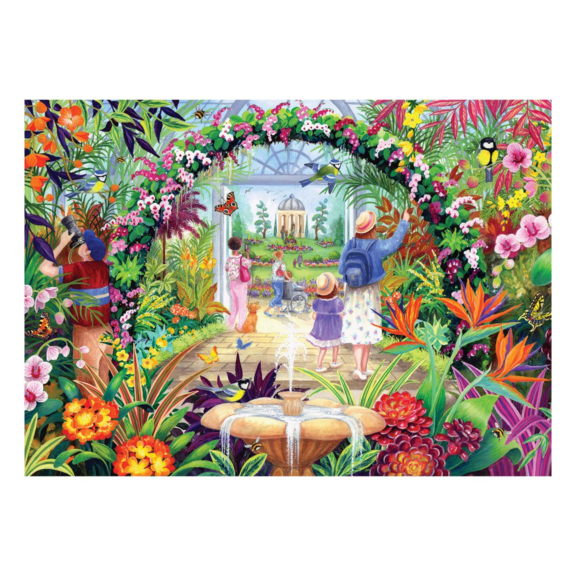 Gibsons Botanical Blooms Jigsaw Puzzle 1000 Pieces | Hobbycraft