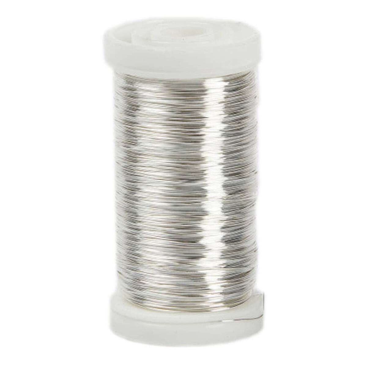 Oasis Silver Metallic Wire 45m | Hobbycraft