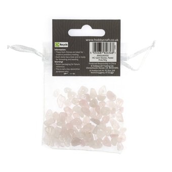 Pastel Pink Gem Stones 30g | Hobbycraft