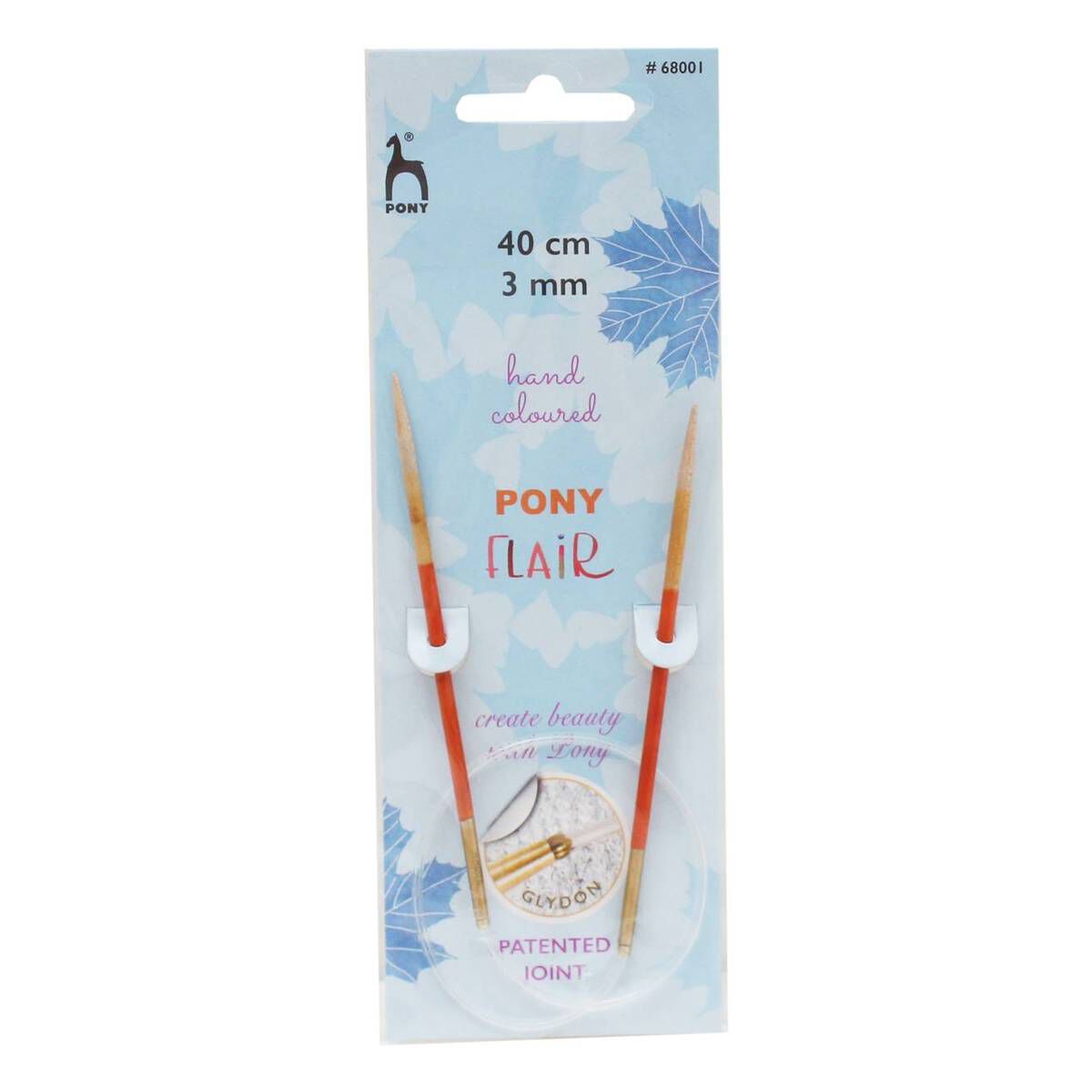 Pony Flair Circular Knitting Needles 40cm 3mm | Hobbycraft