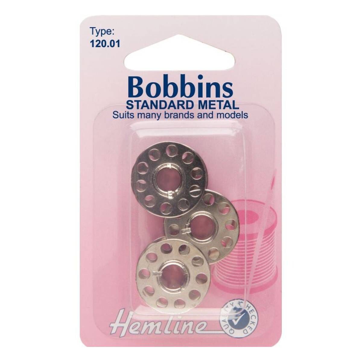 Hemline Standard Metal Bobbins 3 Pack | Hobbycraft