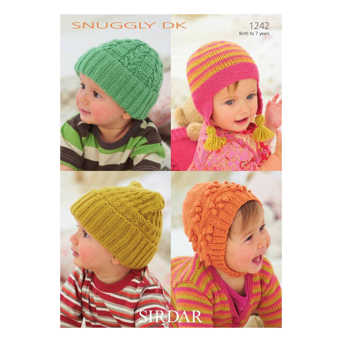 Sirdar Snuggly DK Hats Digital Pattern 1242 | Hobbycraft