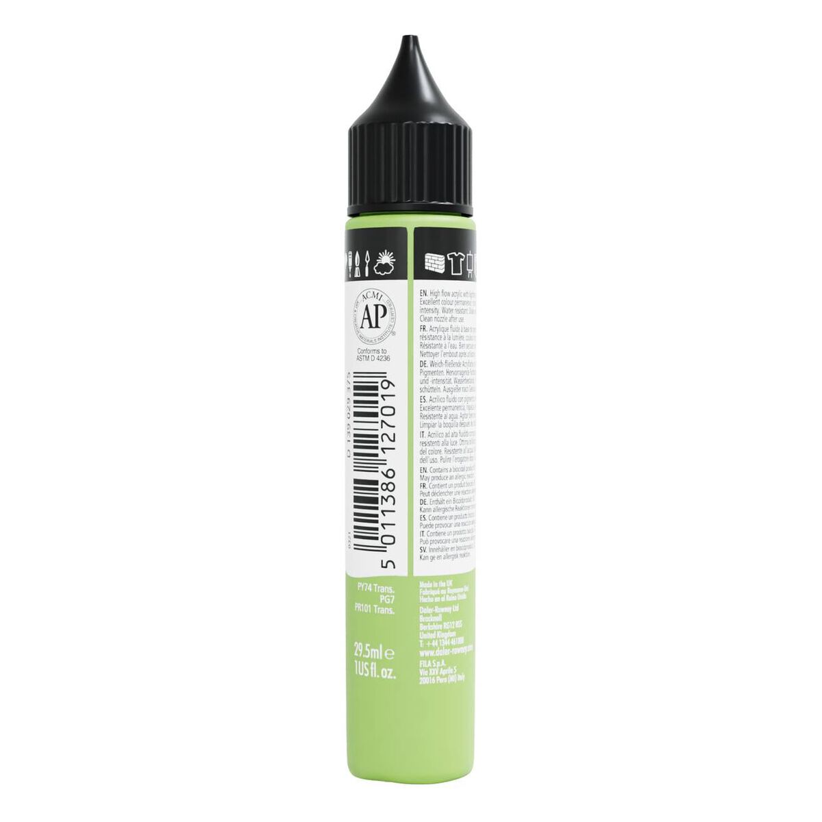 Daler-Rowney System3 Sap Green Fluid Acrylic 29.5ml (375) | Hobbycraft