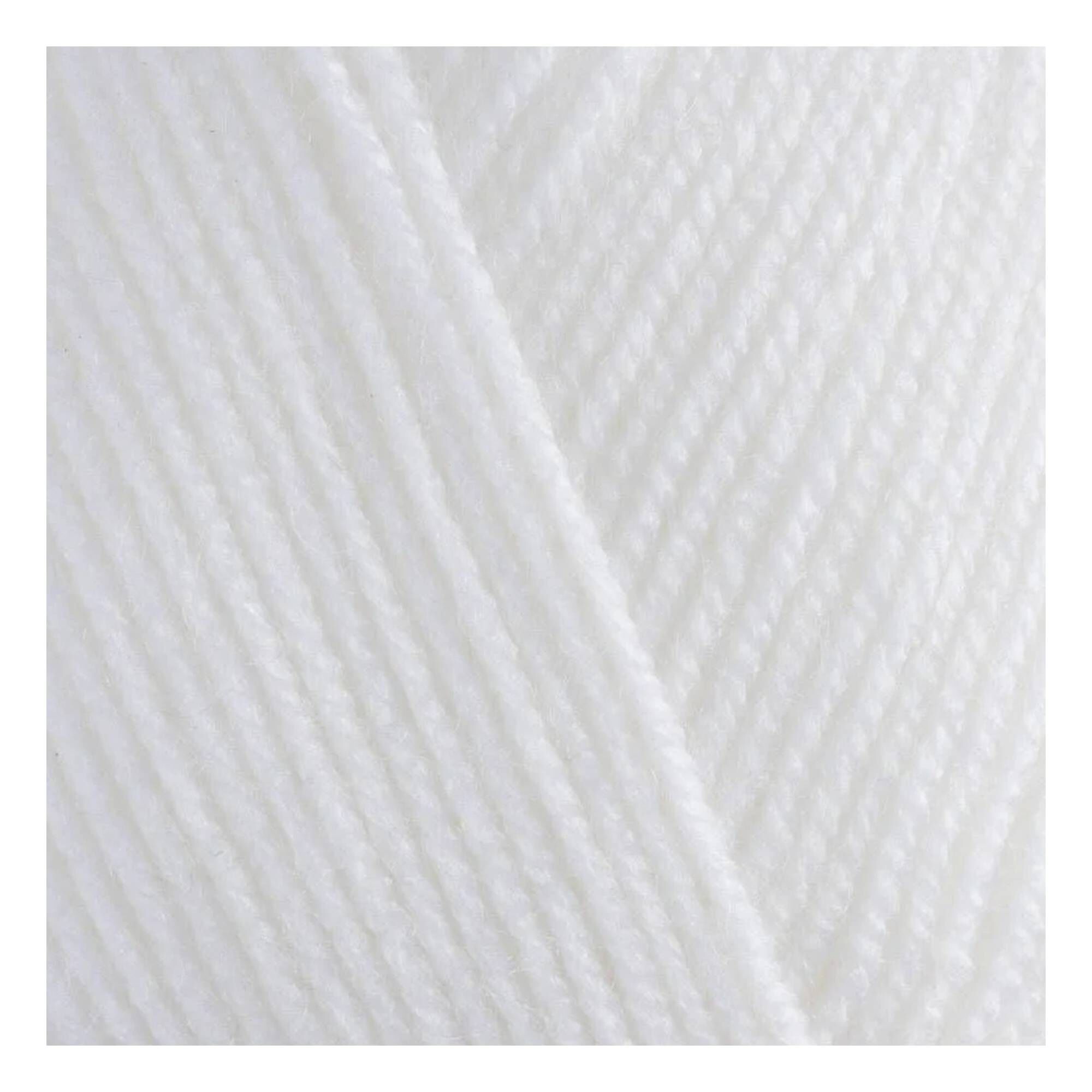 WI White Premium Acrylic Yarn 10 Pack Bundle | Hobbycraft