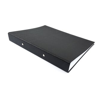 Black A4 Ring Binder Folder | Hobbycraft