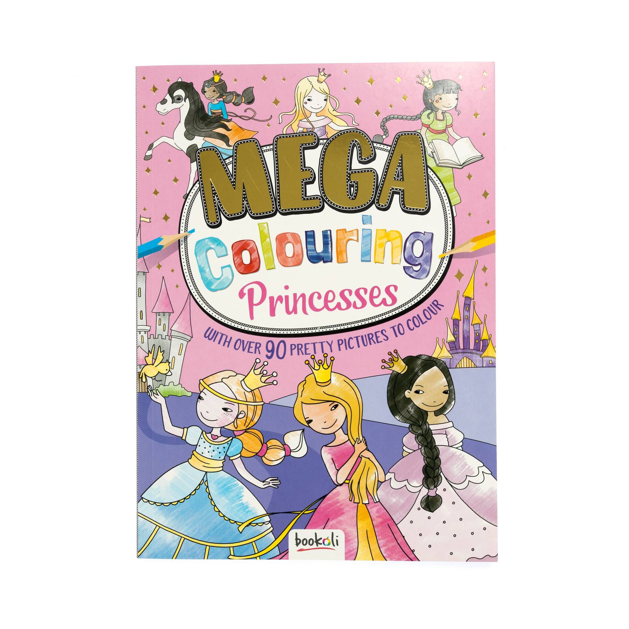 Princesses Mega Colouring Book | Hobbycraft