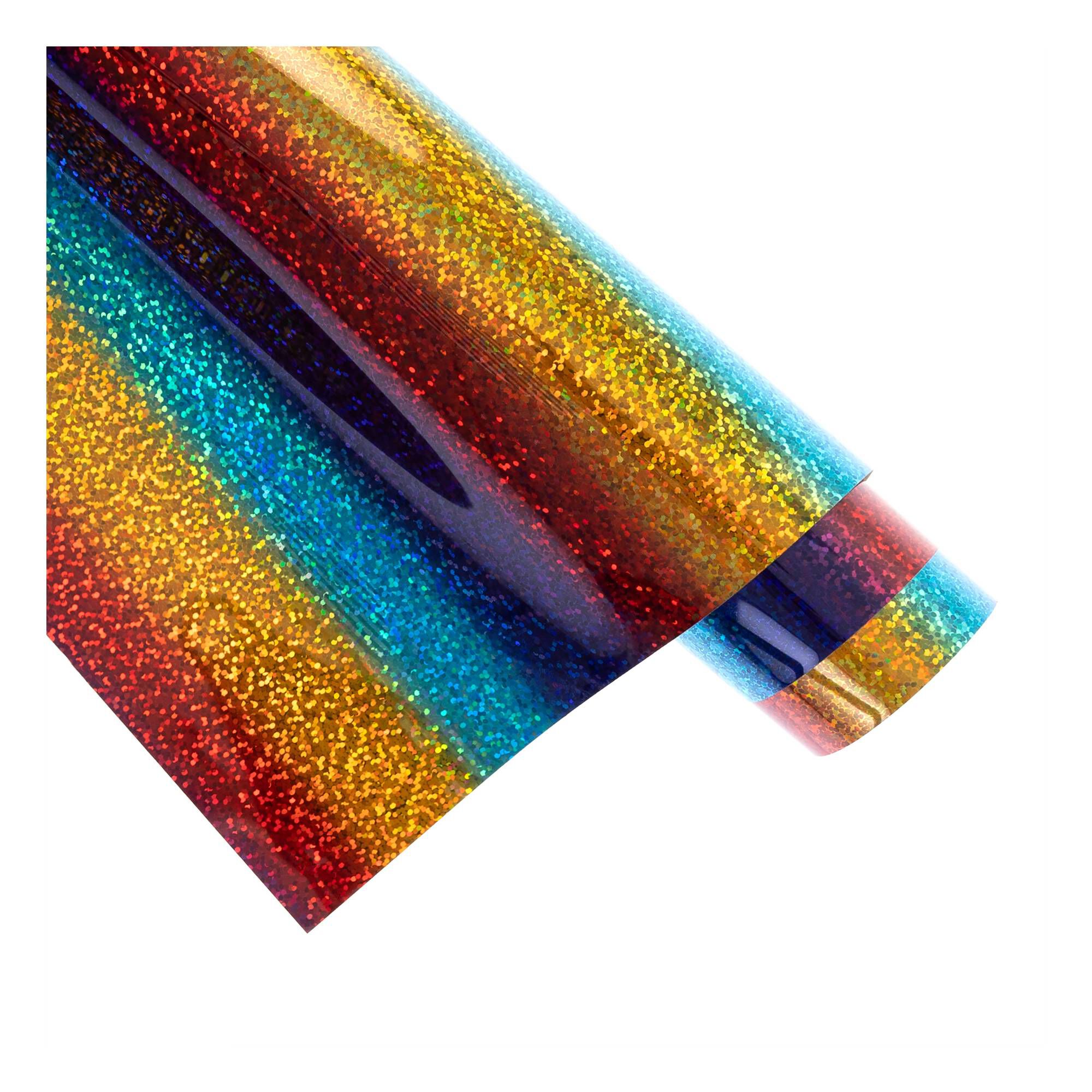 Siser Multi-Colour Holographic Heat Transfer Vinyl 30cm x 50cm | Hobbycraft