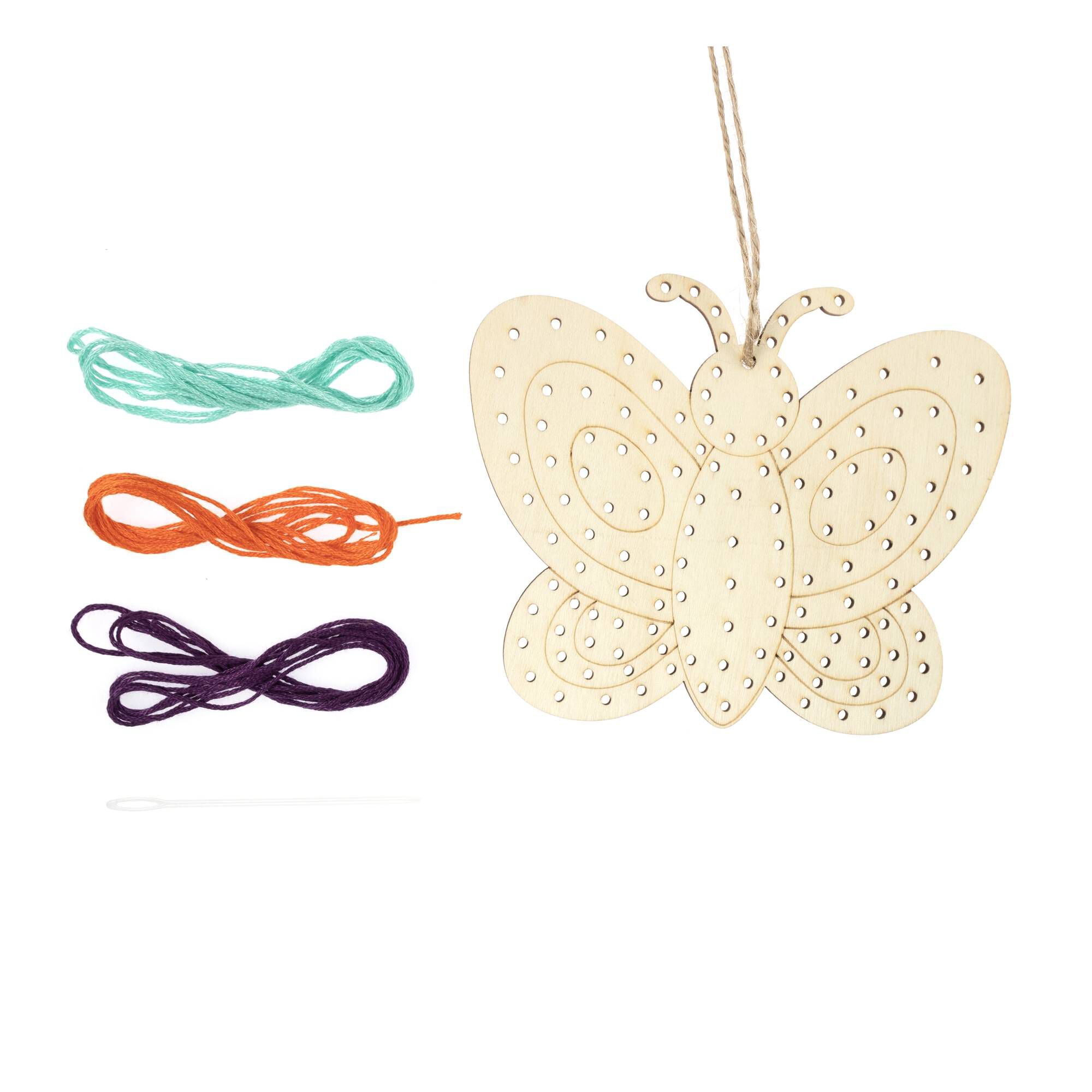Butterfly Wooden Threading Kit | Hobbycraft