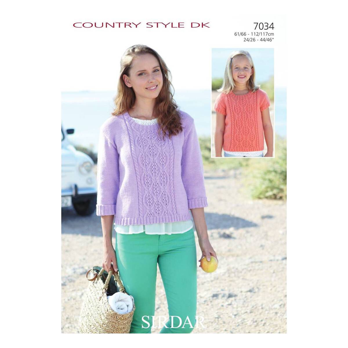Sirdar Country Style DK Women's Sweater Digital Pattern 7034 | Hobbycraft
