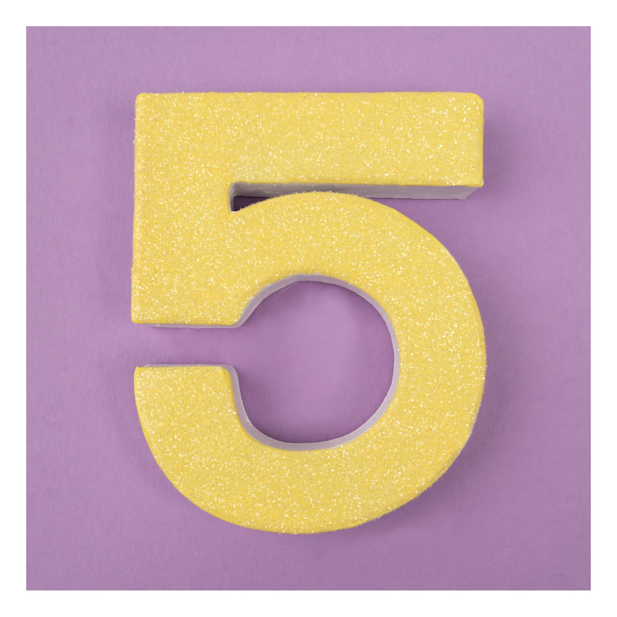 Mini Mache Number 5 10cm | Hobbycraft
