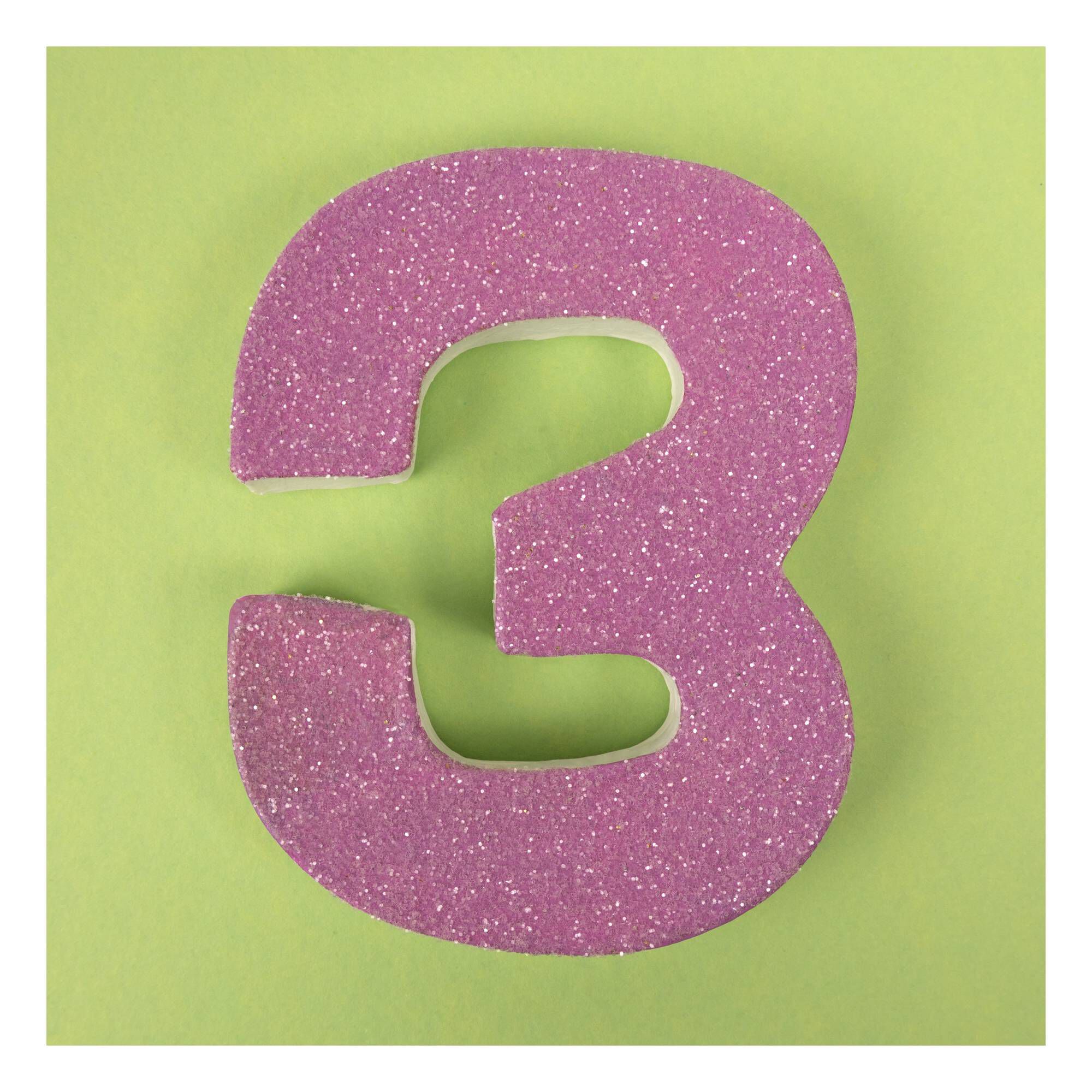 Mini Mache Number 3 10cm | Hobbycraft