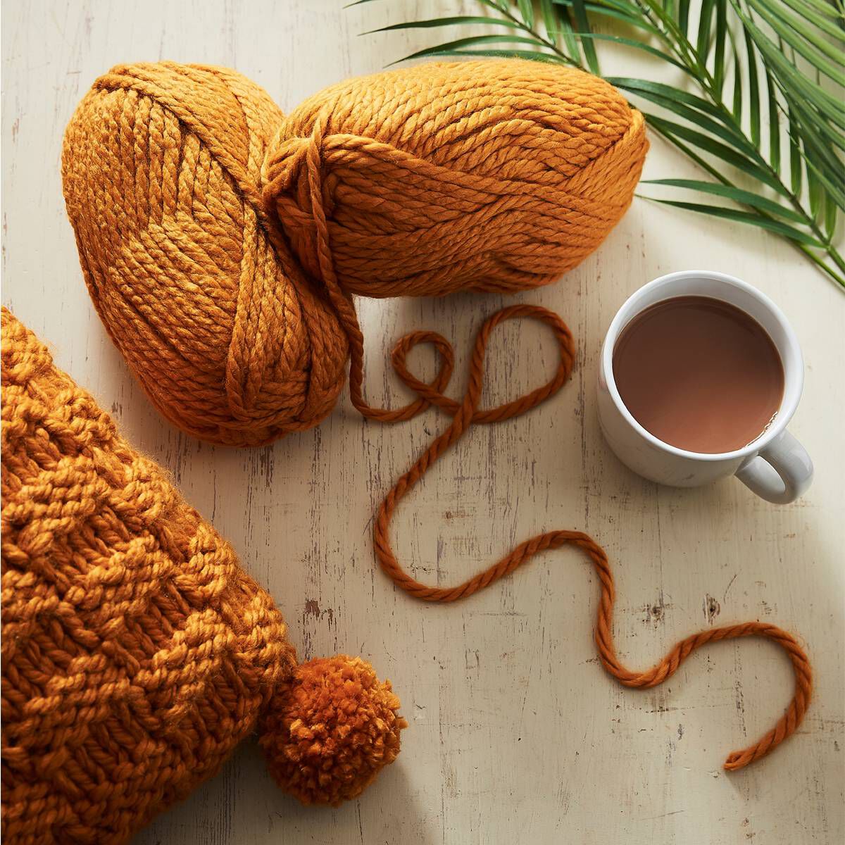 Knitcraft Mustard Hug It Out Yarn 200g | Hobbycraft