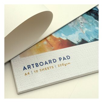 Shore & Marsh Artboard Pad A4 10 Sheets | Hobbycraft