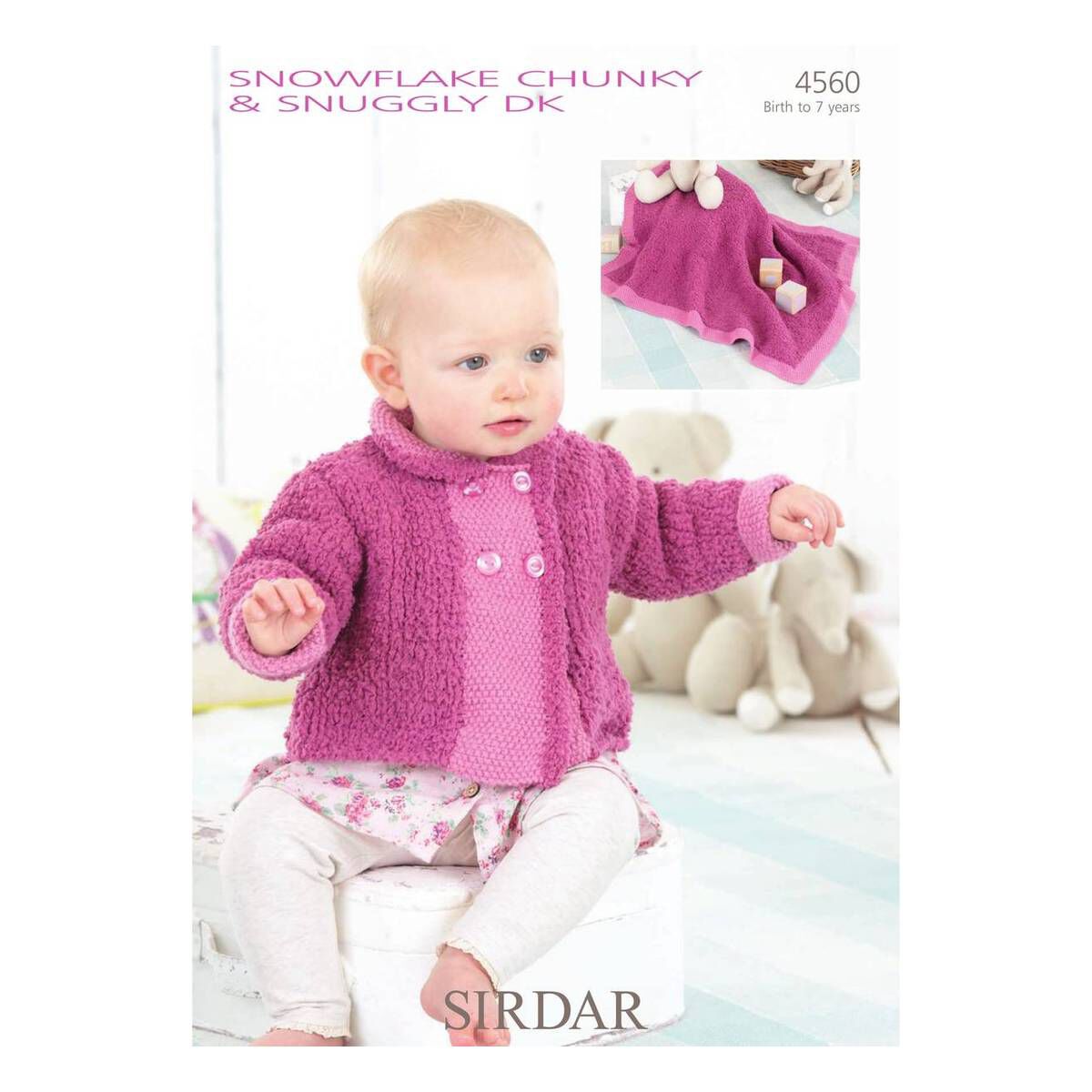 Sirdar Snowflake Chunky and Snuggly DK Jacket and Blanket Digital ...