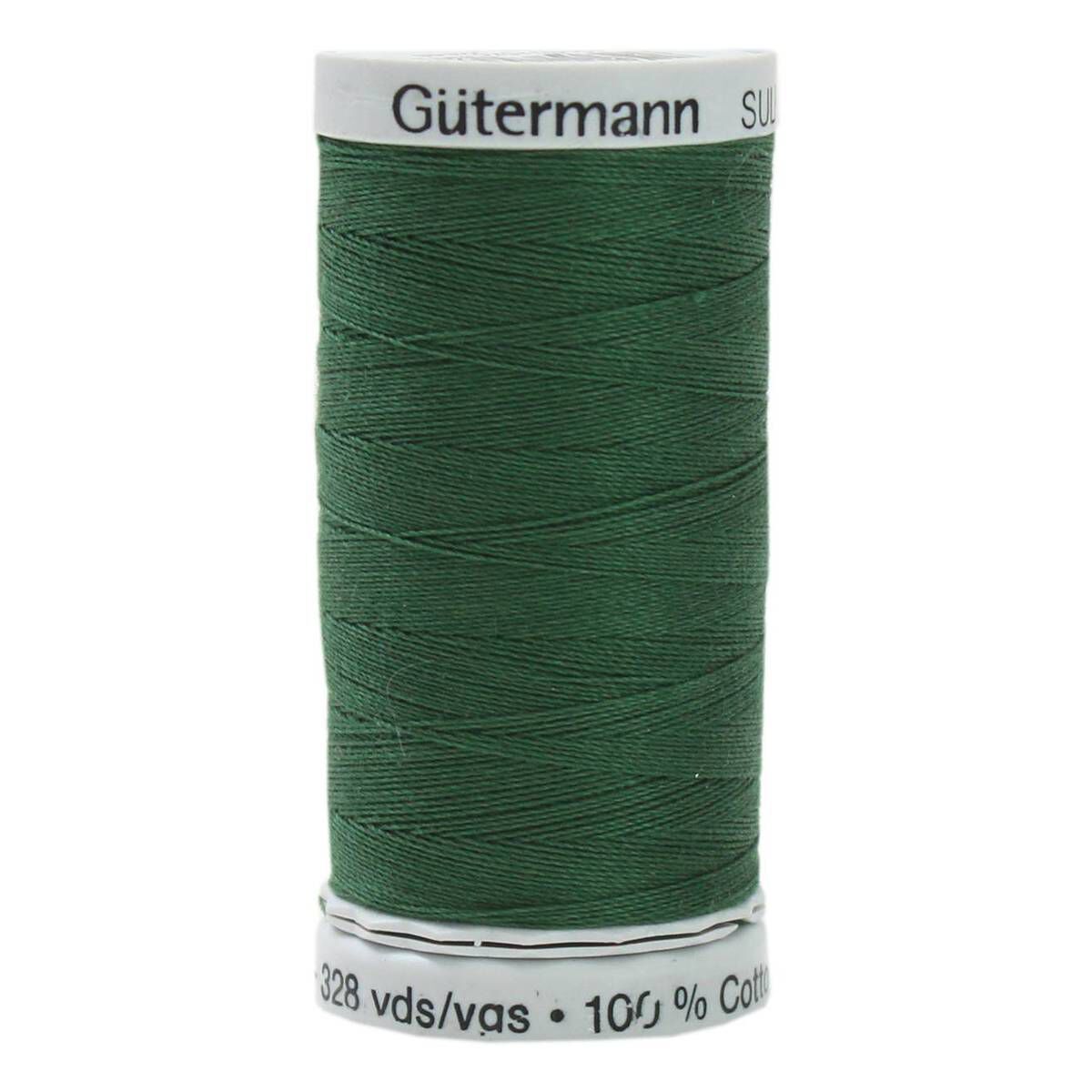 Gutermann Green Sulky Cotton Thread 30 Weight 300m (1174) | Hobbycraft