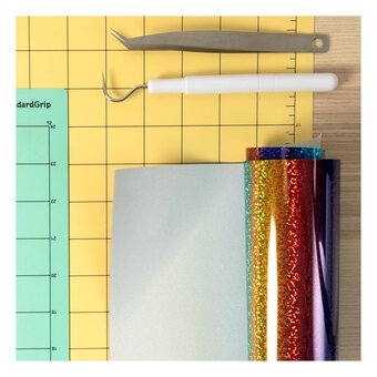 Siser Multi-Colour Holographic Heat Transfer Vinyl 30cm x 50cm | Hobbycraft