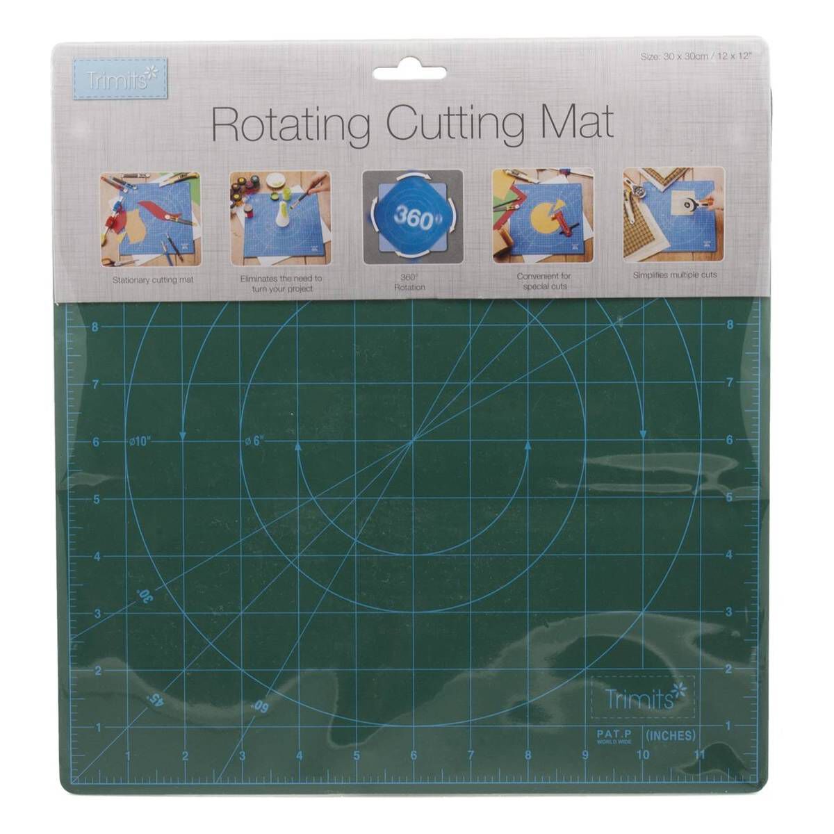 Rotating Cutting Mat 30cm x 30cm | Hobbycraft