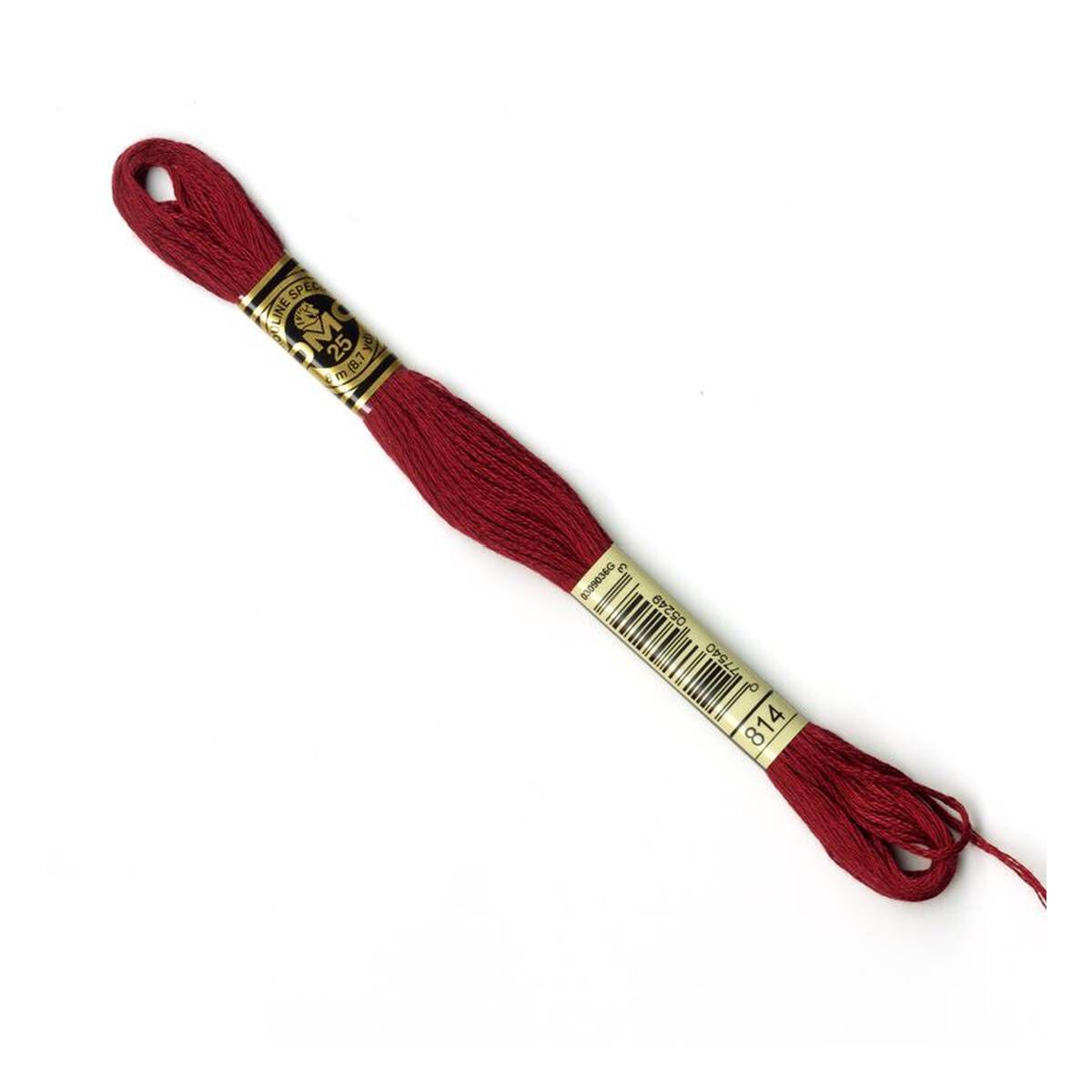 DMC Red Mouline Special 25 Cotton Thread 8m (814) | Hobbycraft