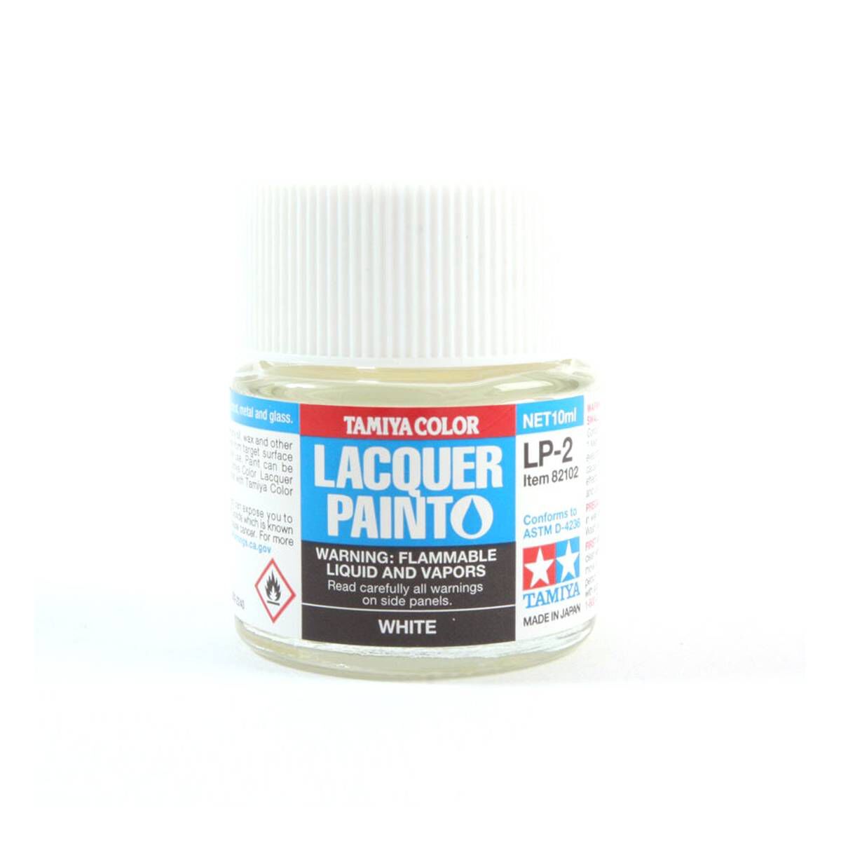 Tamiya Gloss White Lacquer Paint 10ml (LP-2) | Hobbycraft