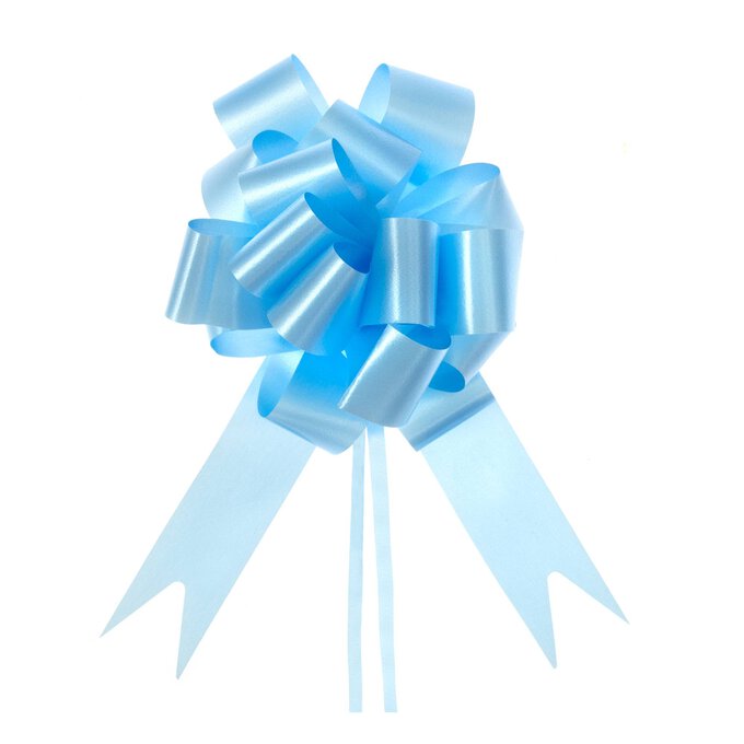 Light Blue Pull Bow | Hobbycraft