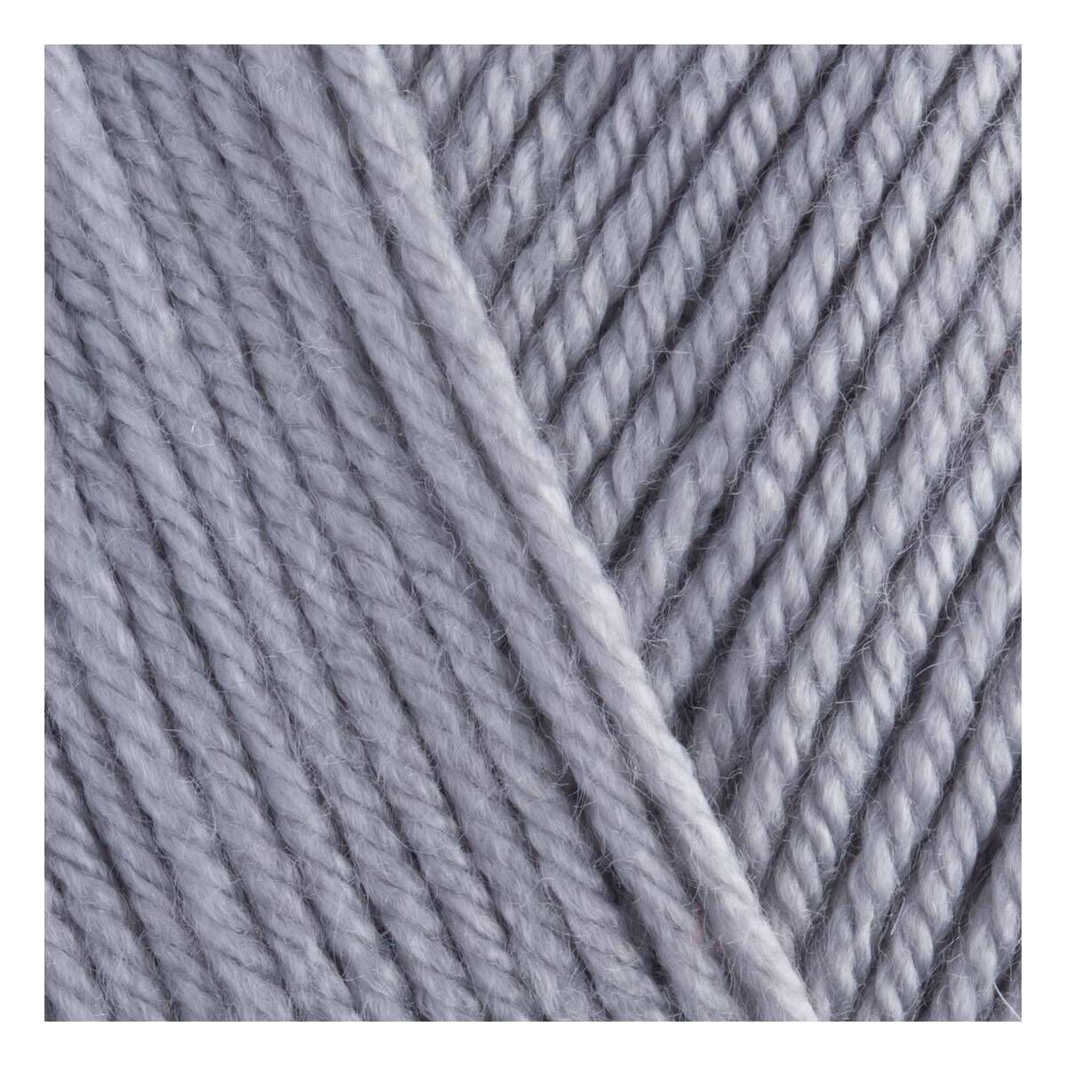Women's Institute Light Grey Soft and Smooth Aran Yarn 400g | Hobbycraft