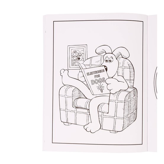 wallace and gromit coloring sheet