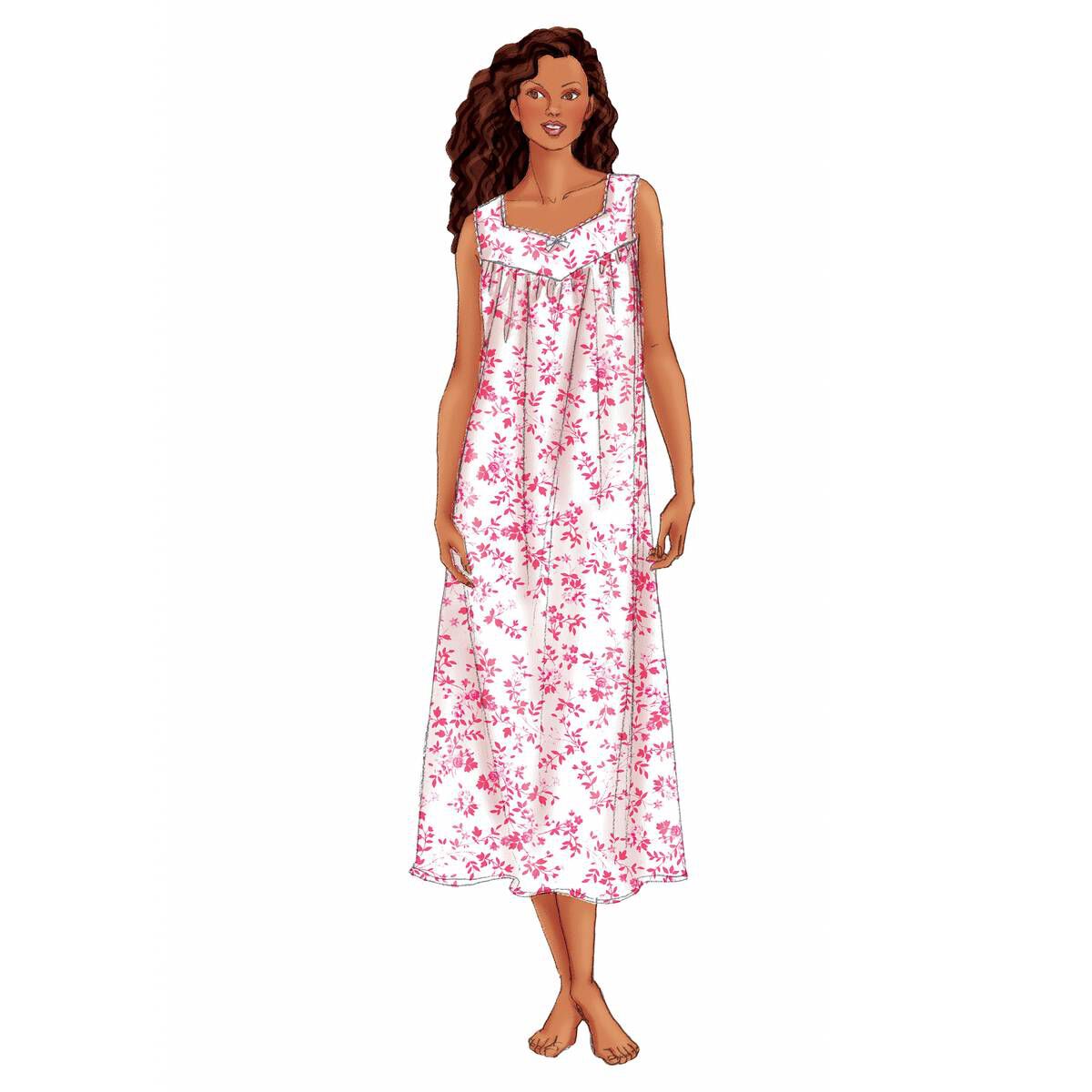 Butterick Petite Nightgown Sewing Pattern 6838 (XS-M) | Hobbycraft