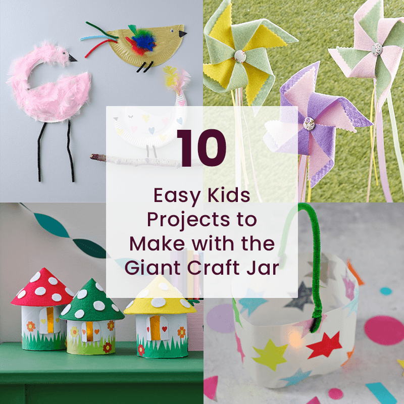 10 Easy Kids Projects to Make with the Giant Craft Jar | Hobbycraft